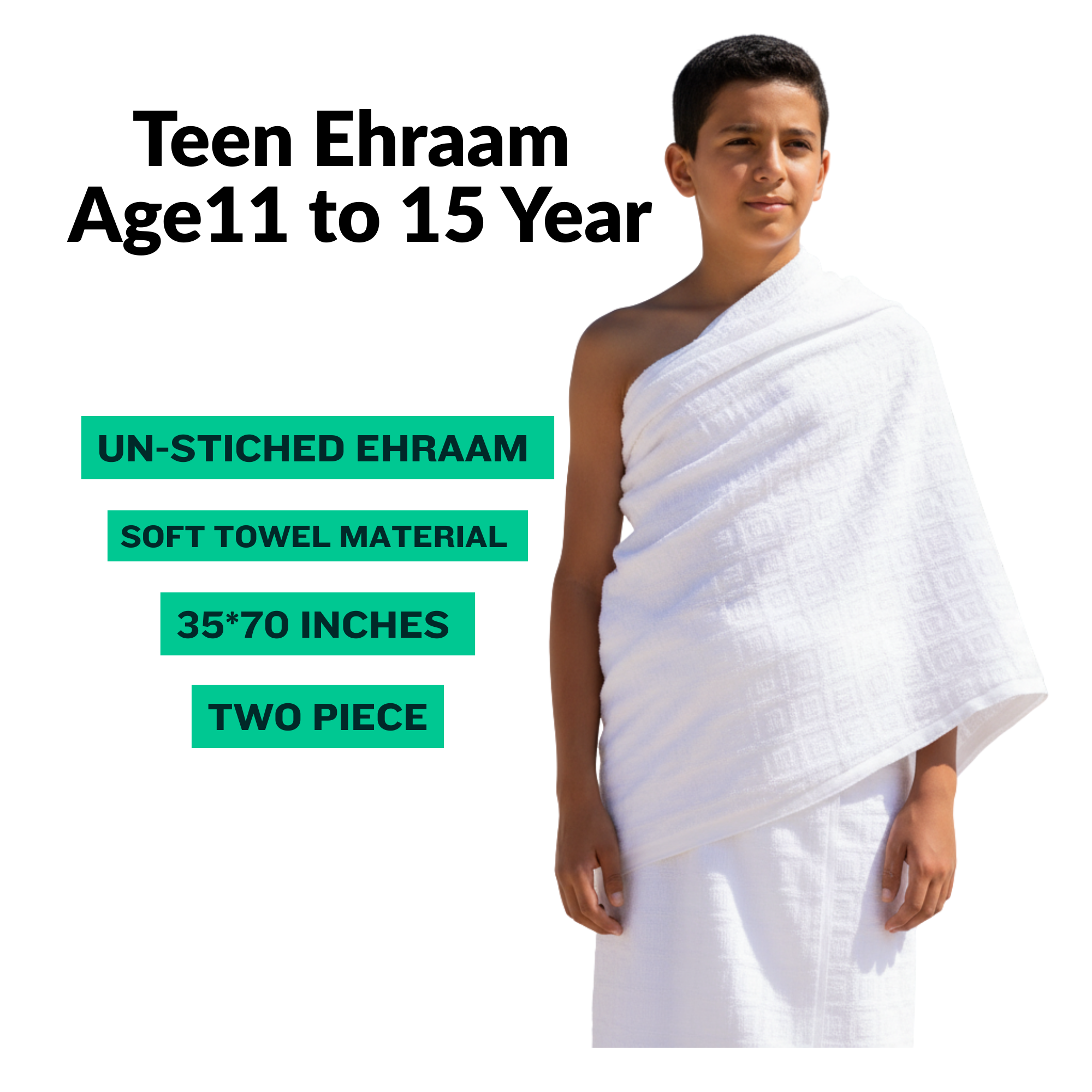 Teen's Ehraam 11-15yr – Ehram.pk